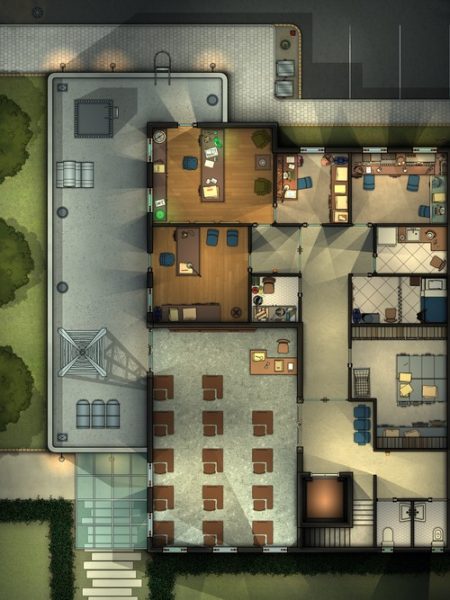 13th Precinct - 18 x 24 - Cthulhu Architect