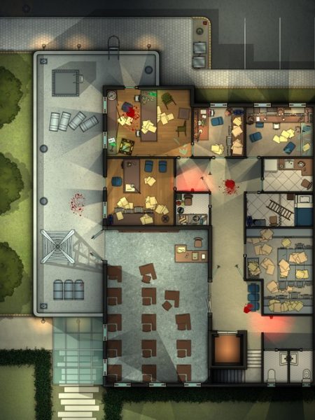 13th Precinct - 18 x 24 - Cthulhu Architect