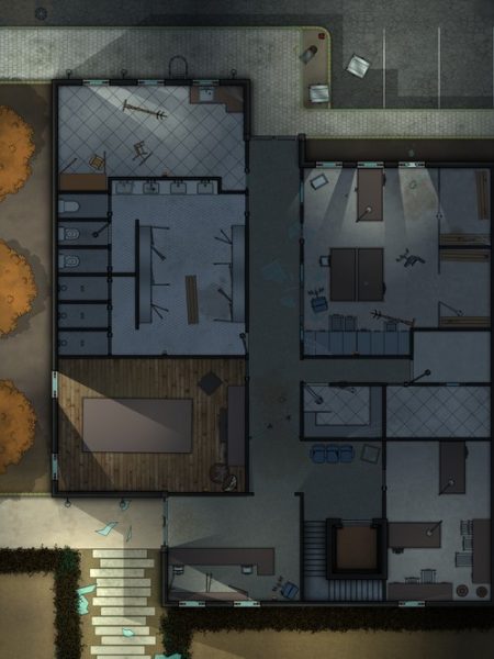 13th Precinct - 18 x 24 - Cthulhu Architect