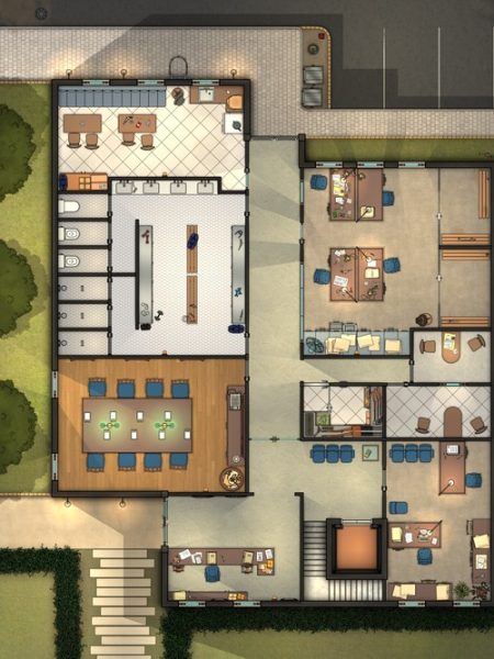 13th Precinct - 18 x 24 - Cthulhu Architect