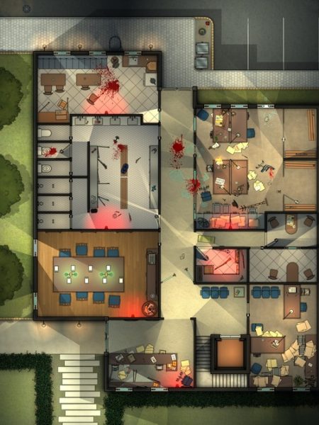 13th Precinct - 18 x 24 - Cthulhu Architect