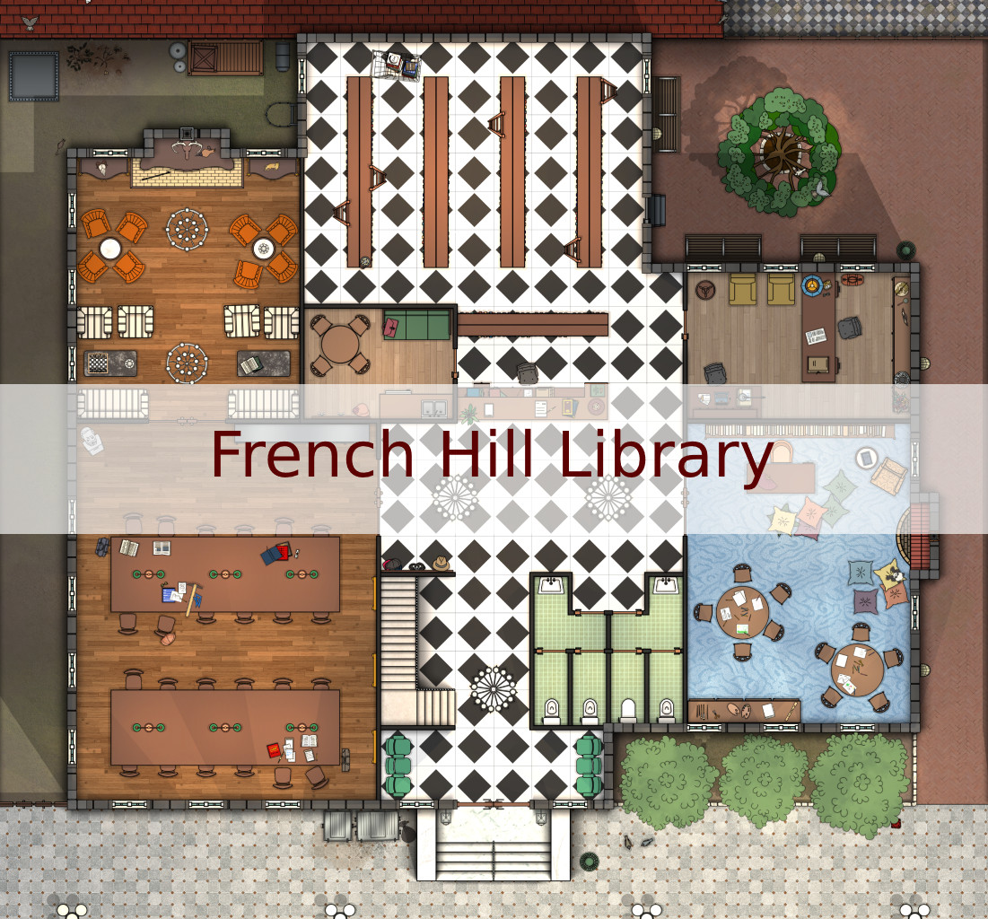 French Hill Library - 26 x 26 - Cthulhu Architect