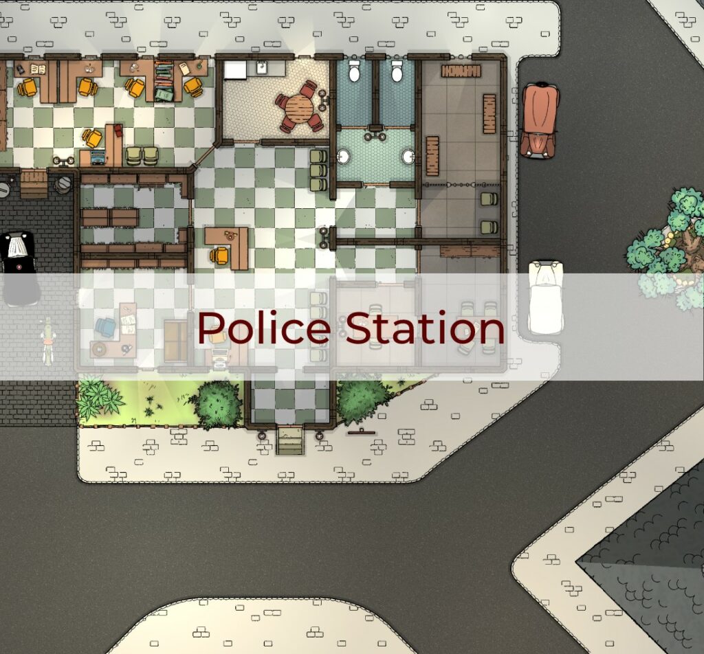 Police Station Val Dorcia Tuscany Map