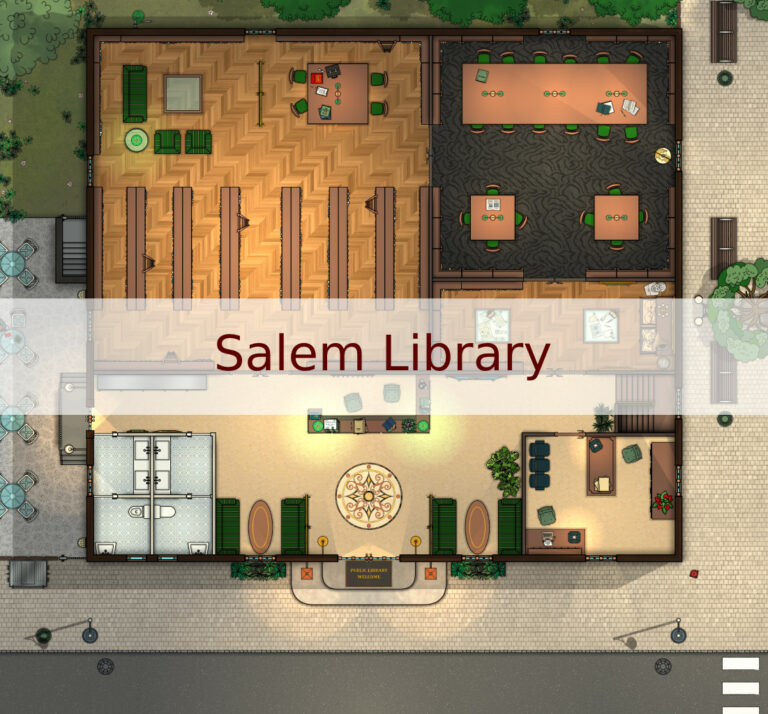 Salem Library - 25 x 25 - Cthulhu Architect