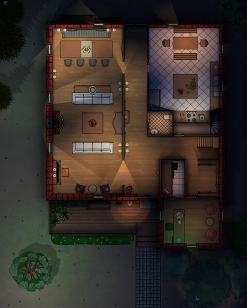 Family House - 20 x 25 - Cthulhu Architect