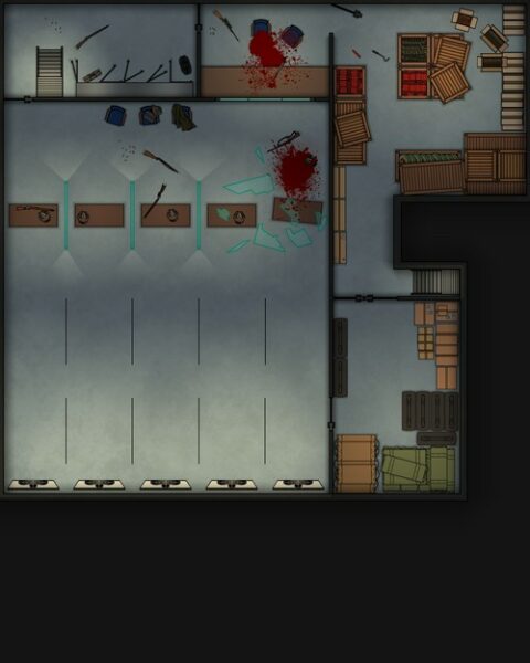 Guns & Hunting Shop - 16 x 20 - Cthulhu Architect