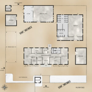 Military Base - 50 x 50 - Cthulhu Architect