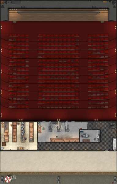 Movie Theater - 28 x 44 - Cthulhu Architect