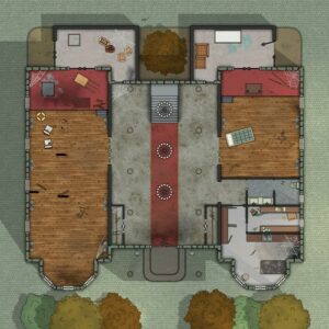 Mrs Dubois Auction House - 24 x 24 - Cthulhu Architect