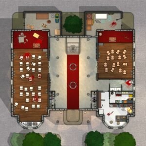 Mrs Dubois Auction House - 24 x 24 - Cthulhu Architect