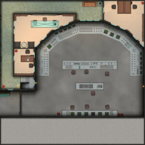 Nuclear Power Plant Control Room - 21 x 21 - Cthulhu Architect