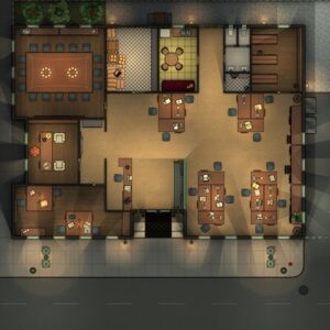 Small Town Newspaper Office - 25 x 25 - Cthulhu Architect
