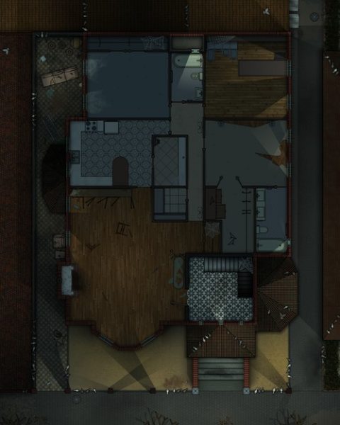 Two Story House for Two Families - 20 x 25 - Cthulhu Architect