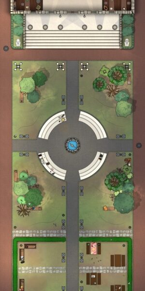 University Yard - 24 x 48 - Cthulhu Architect